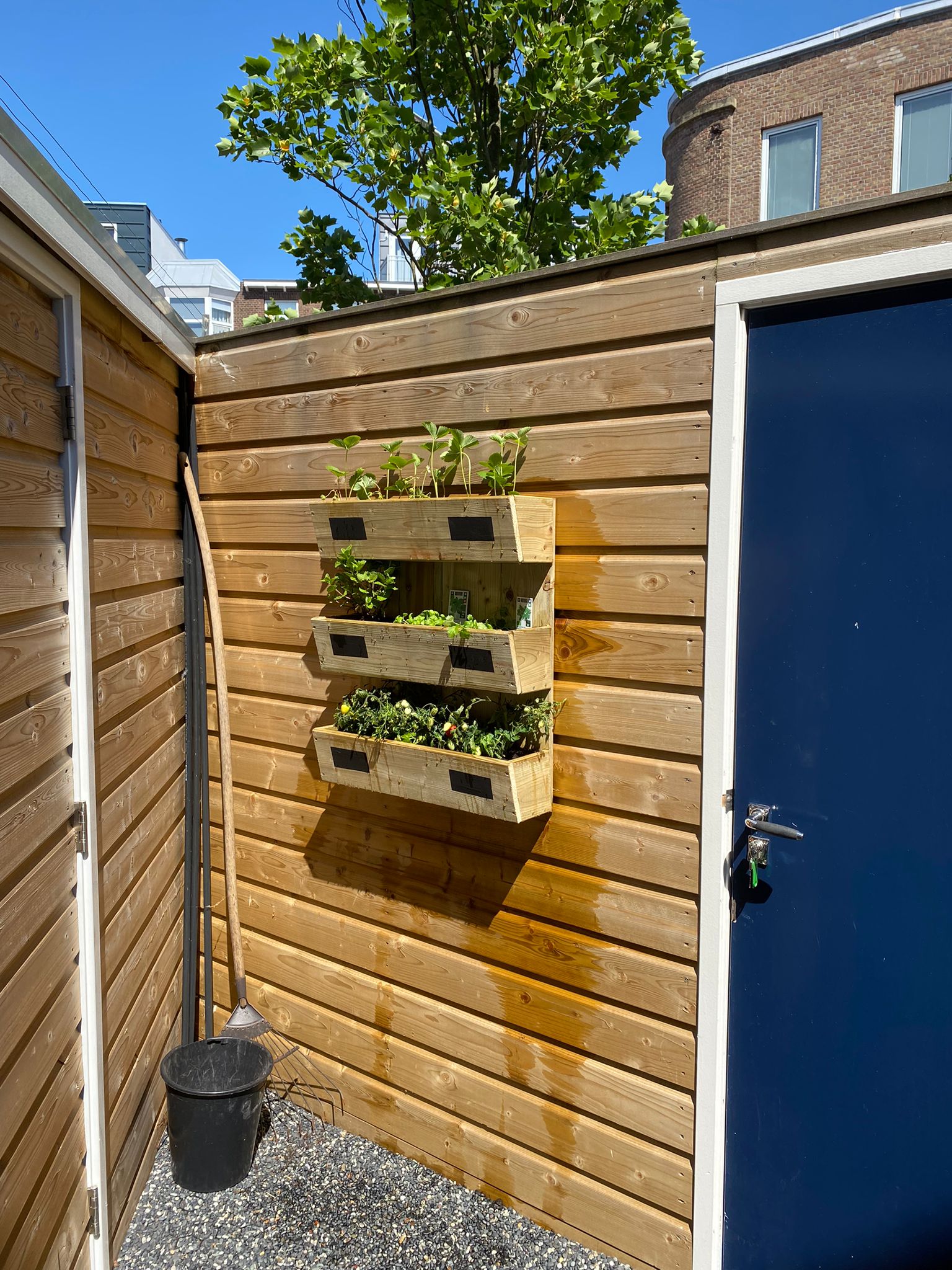 verticale tuin - Hout & Hart